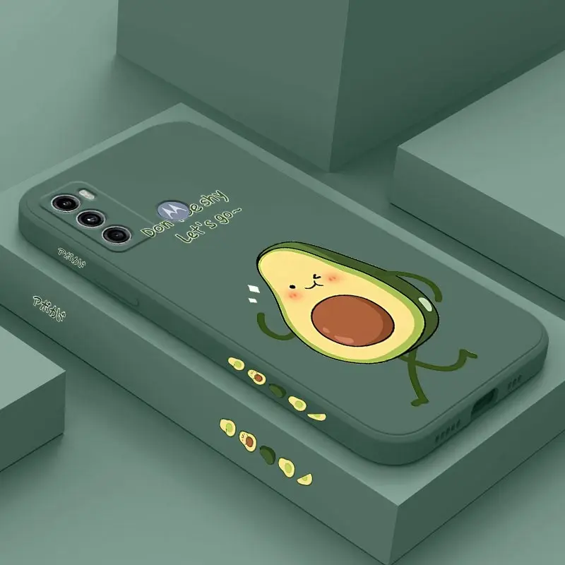 G60 Avocado Family Silicone Phone Case For Motorola Moto G60 G62 G60S ...