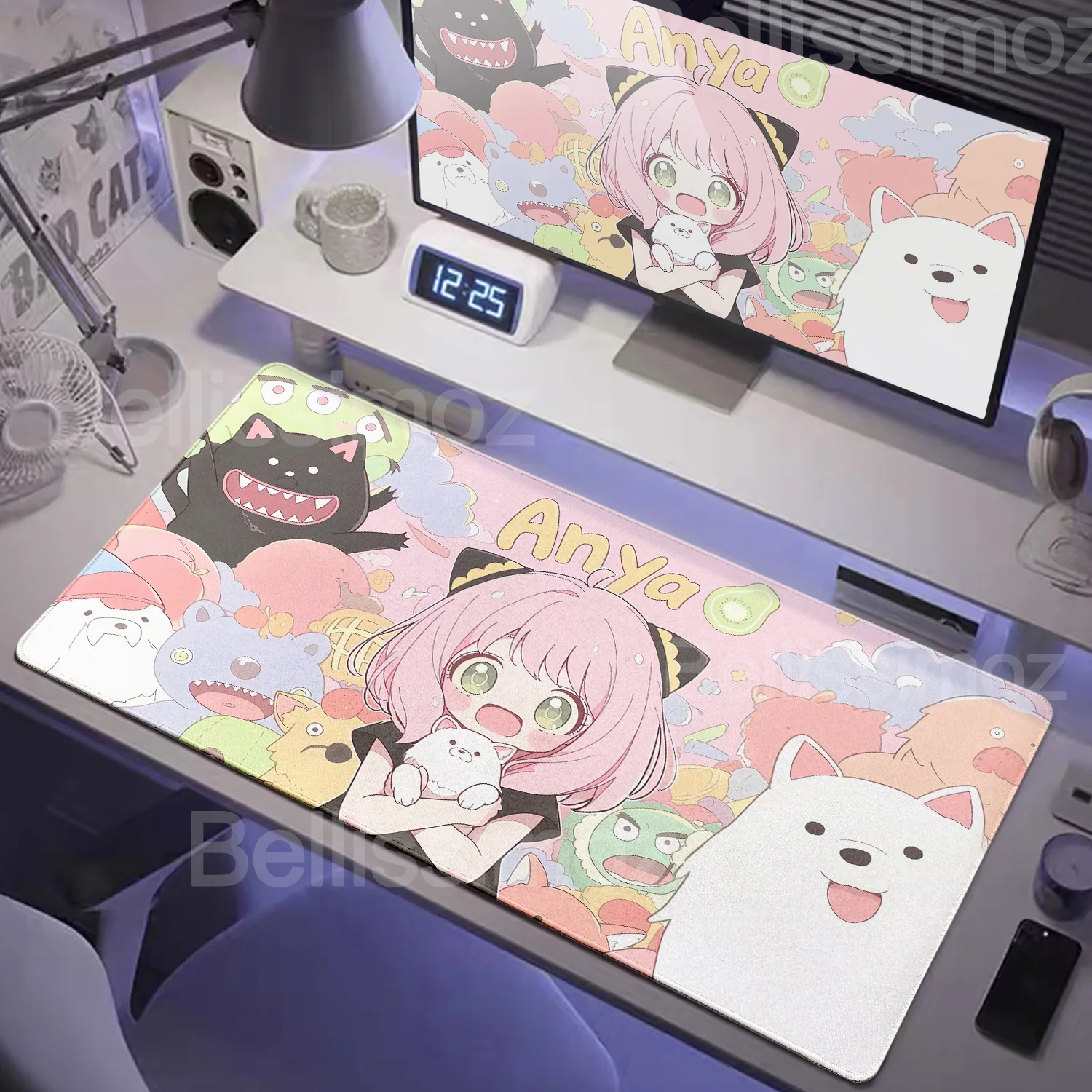Anime Spy X Family Mouse Pad Kawaii Anya Forger Loid Yor Bond Mousepad ...