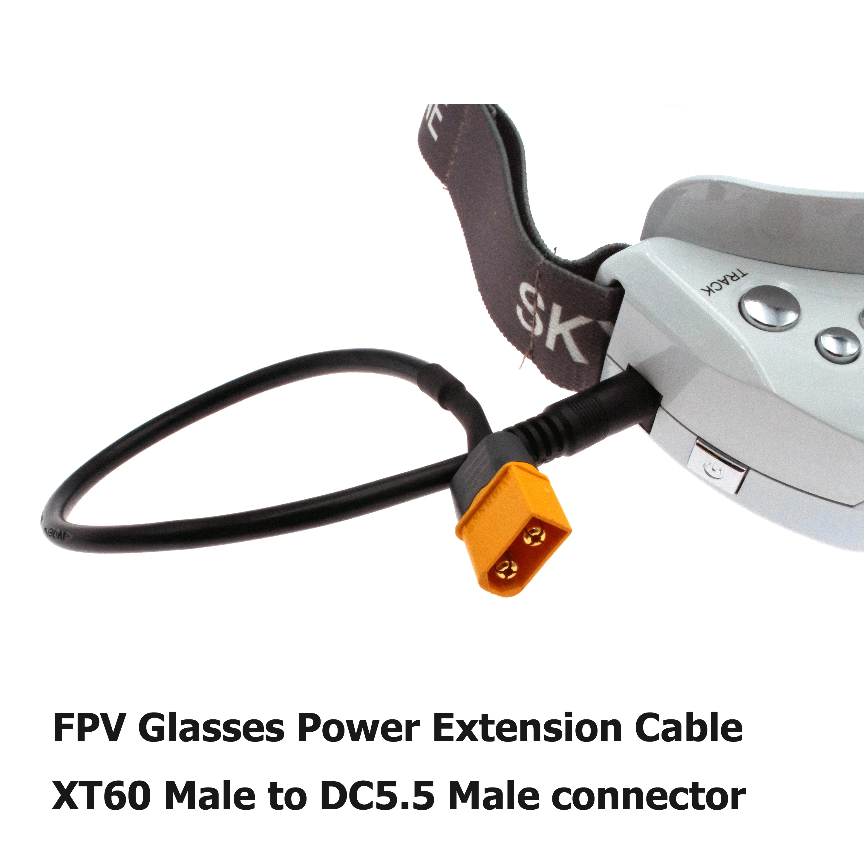 30cm/50cm/120cm XT60 To DC5.5 2.5mm Male Connector Adapter DC Power ...