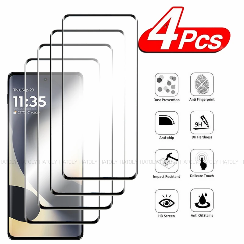 2-4PCS-Curved-Glass-For-Motorola-Moto-Edge-2024-Screen-Protector ...