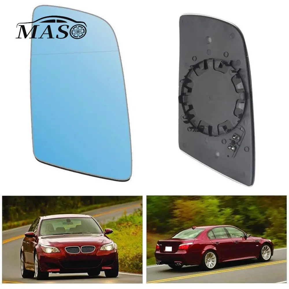 Right-Hand-Side-Heated-Wing-Door-Mirror-Glass-for-BMW-E60-E61-E63-E64 ...