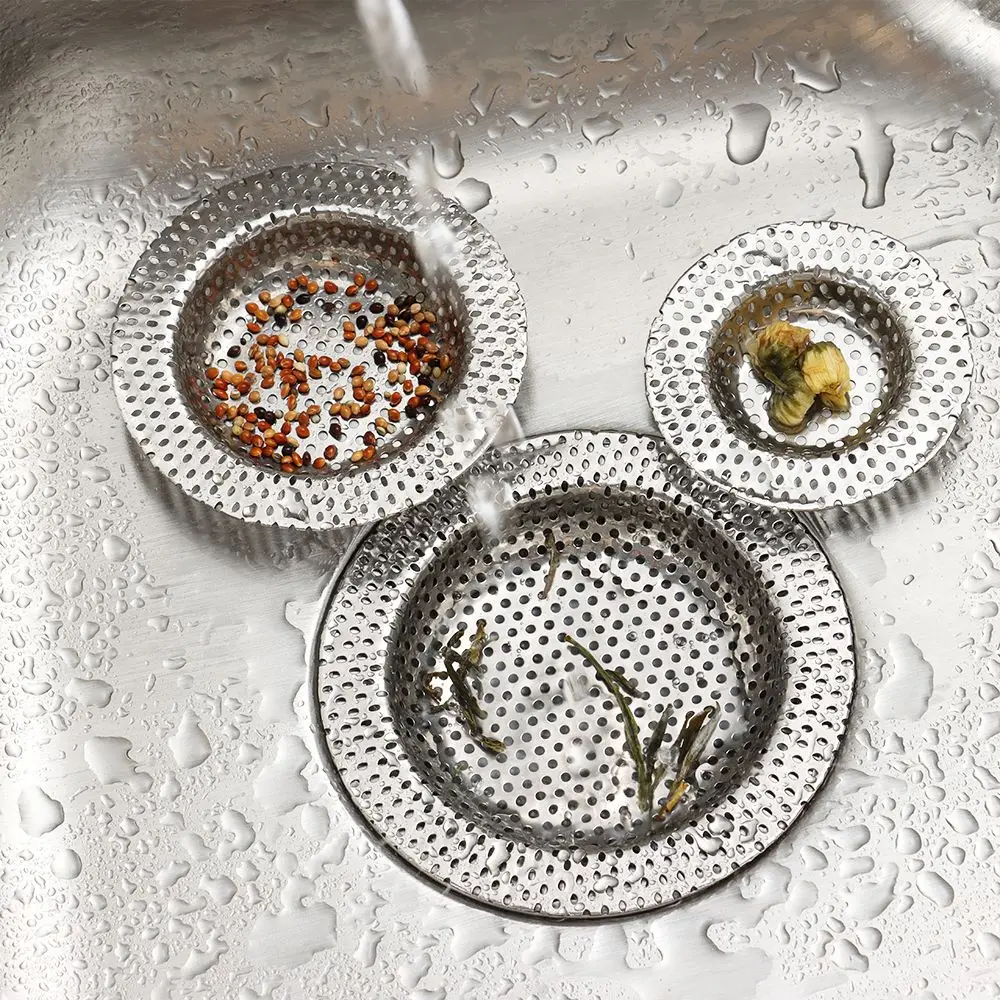 Bathroom Stopper Shower Anti Clog Hair Clean Up Mesh Trap Waste Catcher ...