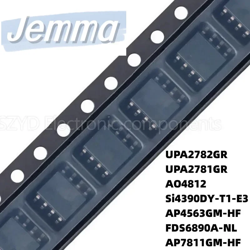 100PCS-SOP8-UPA2782GR-UPA2781GR-AO4812-Si4390DY-T1-E3-AP4563GM-HF ...
