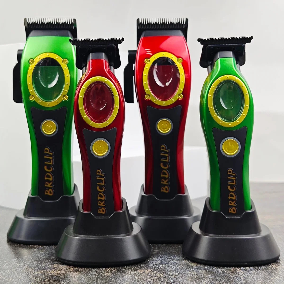 BRDCLIP-2PC-Set-8000RPM-Motor-Hair-Clipper-Professional-Barber-Tools ...