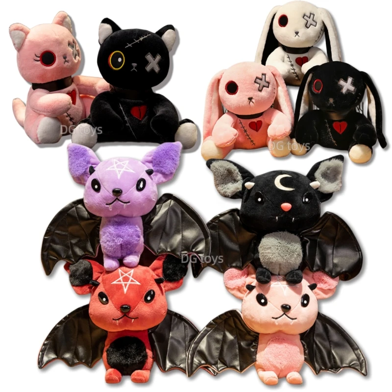 Dark-Devil-Lolita-Bunny-Black-Rabbit-Plush-Toy-Punk-Scaramouche-Cat ...