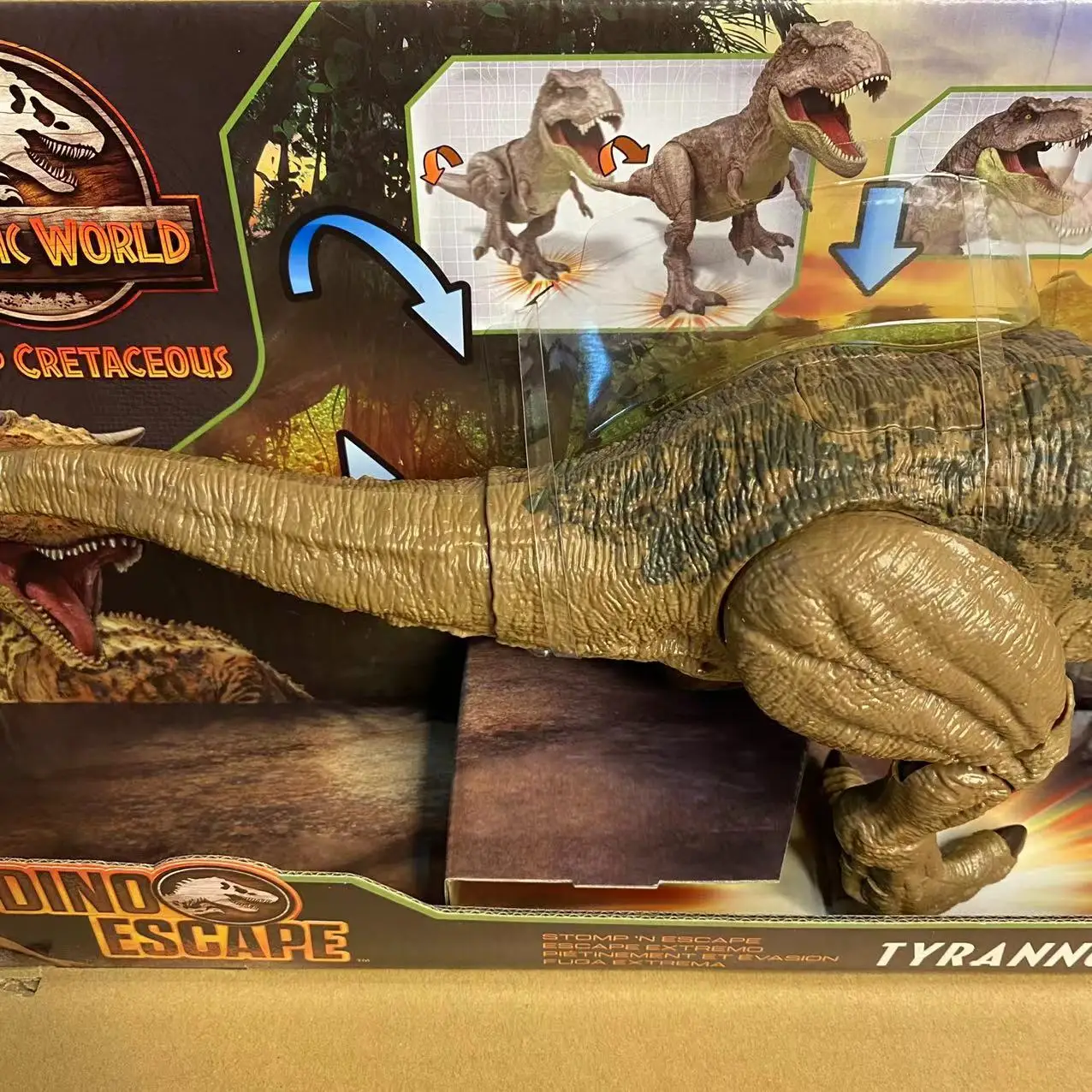 Jurassic World Toys Camp Cretaceous Dinosaur Toy, Stomp 'N Escape ...
