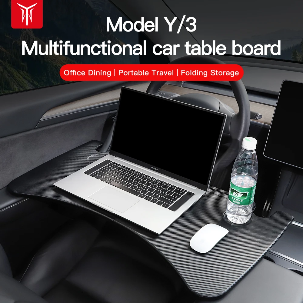 For Tesla Model 3 Model Y 2022 2023 Steering Wheel Laptop Tray Food ...