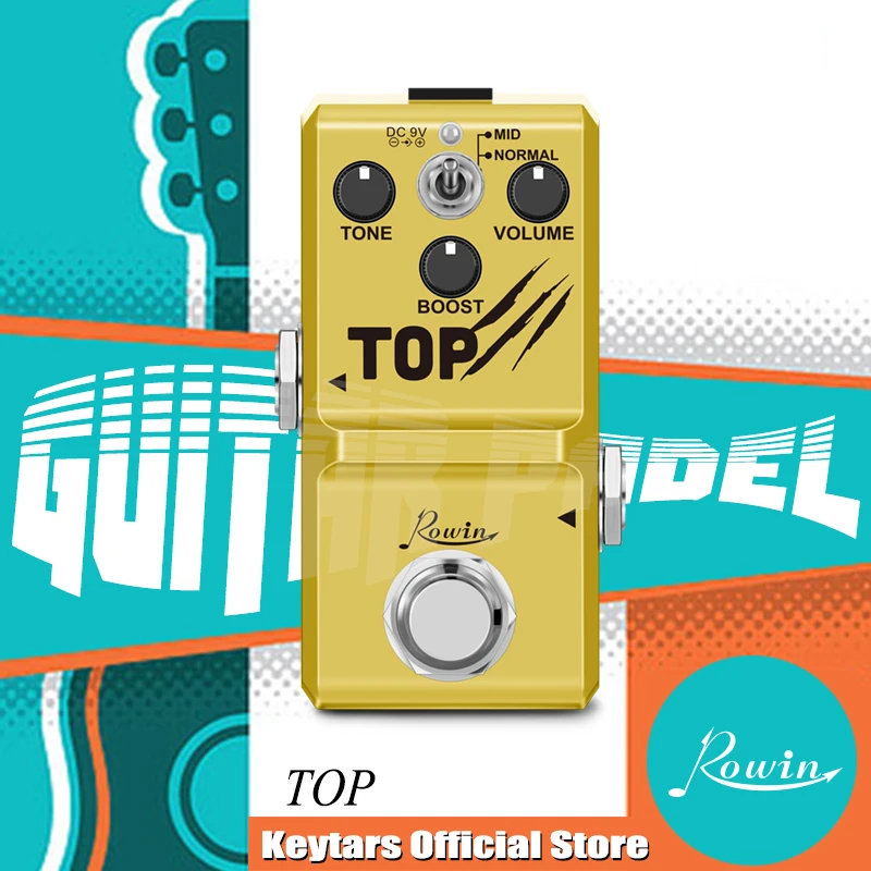 Rowin-Mini-Analog-Guitar-Booster-Pedal-Boost-Effect-Vintage-Boo-2-Modos ...