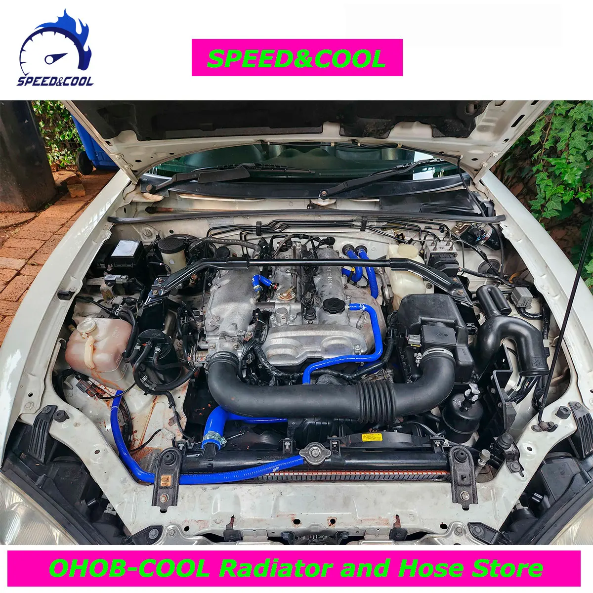 Blue Nb Miata Vacuum Hoses