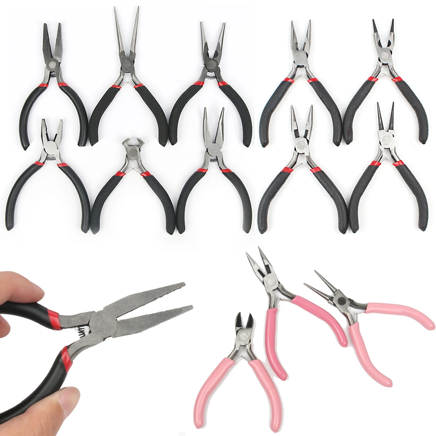 1Pcs Mini Pliers Insulated Cutter Clamping Stripping Wire Crimping ...