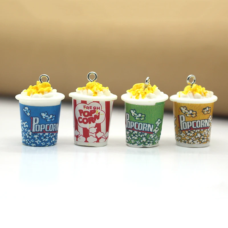 Mix-10pcs-pack-3D-Popcorn-Resin-Earring-Charms-Funny-Cinema-Snack-Food ...