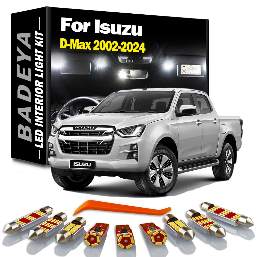 BADEYA-8Pcs-LED-Interior-Reading-Map-Dome-Light-Kit-For-Isuzu-D-Max ...