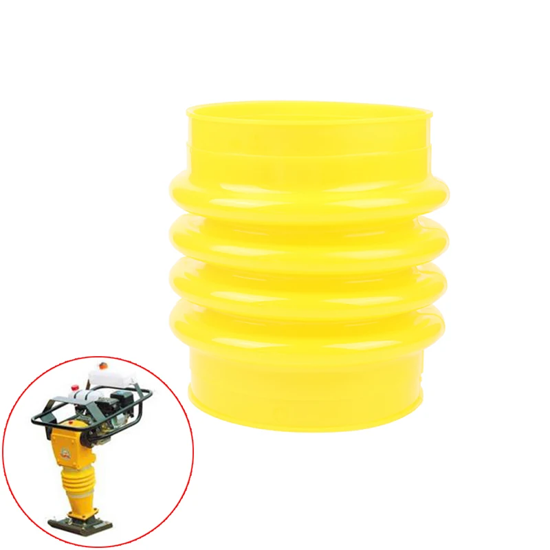 Yellow Polyurethane Jumping Jack Bellows Boot 22*18cm For Wacker Rammer ...