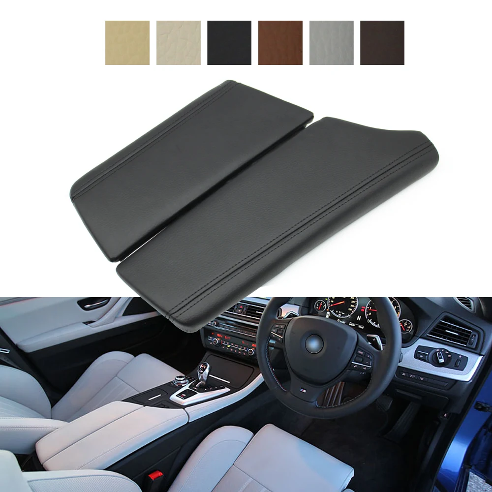 RHD-Front-Central-Console-Leather-Lid-Armrest-Box-Cover-Panel ...