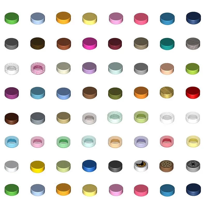 1000Pcs-Assemble-Building-Blocks-Flat-Tile-1x1-Round-Brick-1-1-DIY ...