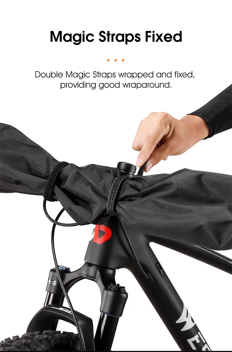 WEST BIKING-Juste de protection de guidon de VTT en PVC,bouclier d ...