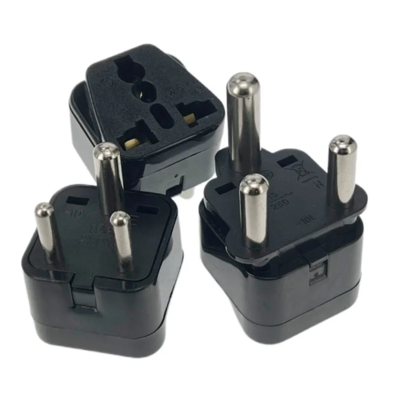 South-africa-plug-15A-AC250V-Type-M-big-round-3pins-India-conversion ...