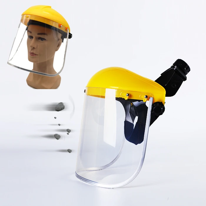Transparent-Full-Face-Shield-Safety-PVC-Head-mounted-Eye-Screen-Hat-Eye ...