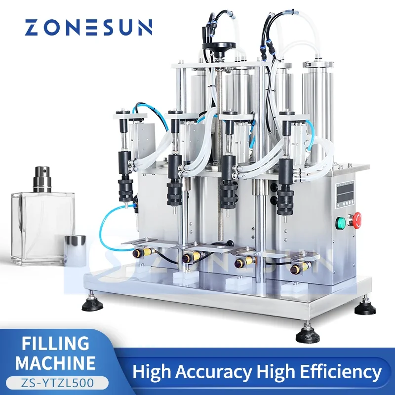 ZONESUN ZS-YTZL500S/ ZS-YTZL500D/ ZS-YTZL500 Liquid Vacuum Filling Machine