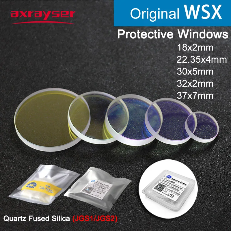 Axrayser-Laser-Lenses-WSX-Protective-Windows-Original-D18x2-D30x5-D37x7 ...