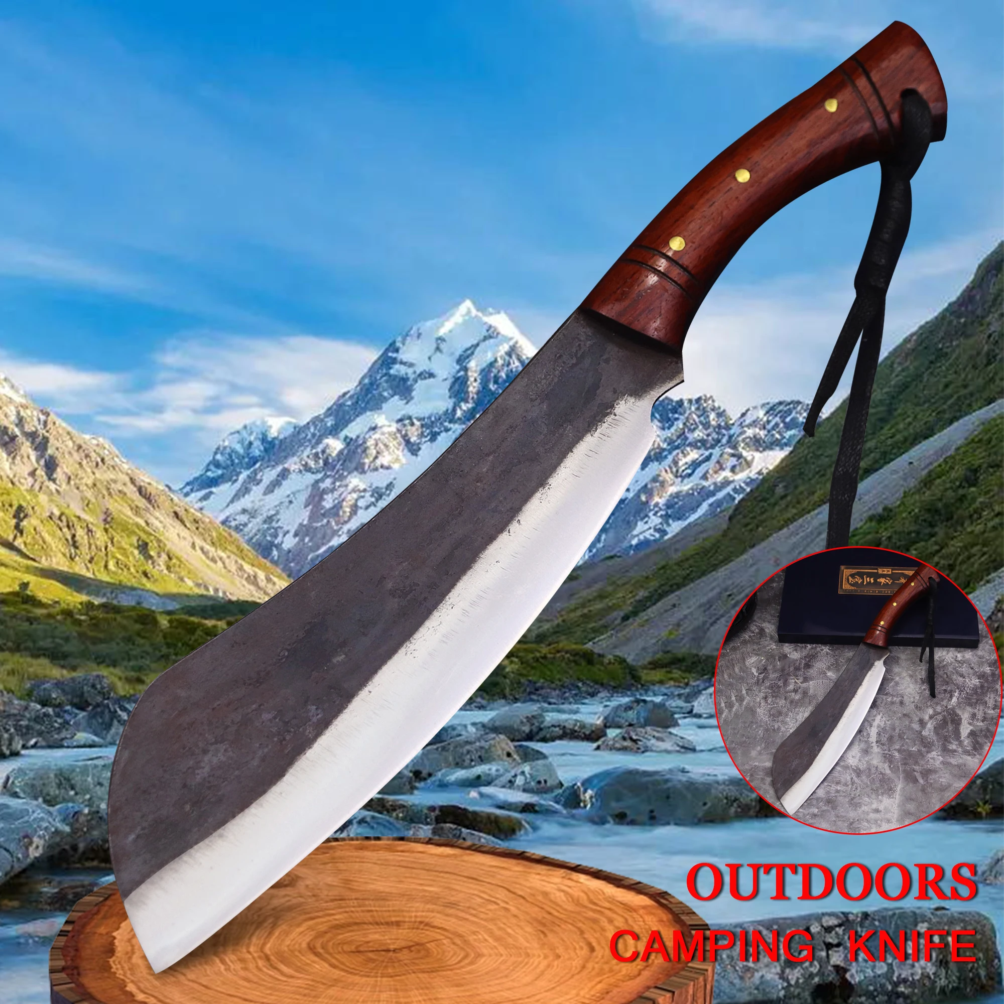 WPKOPYA-Japanese-hand-forged-high-carbon-steel-outdoor-wood-cutter ...