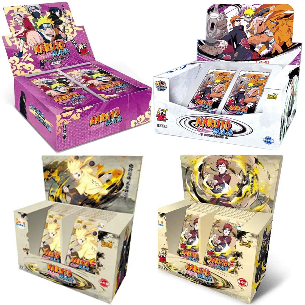 Narutoes Cards Box Anime Naruto Hero Card Sasuke Character Card Holder ...