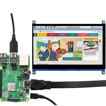 7 inch LCD Display HDMI-compatible Touch Screen 1024x600 Resolution ...