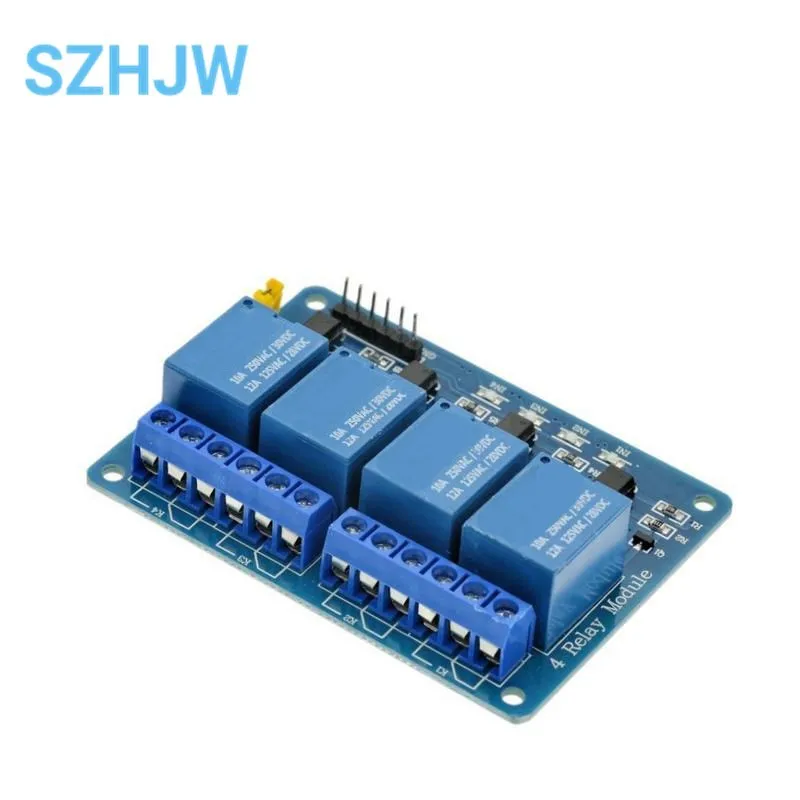 5V-12V-4-Channel-Relay-Module-Shield-ARM-PIC-AVR-DSP-Electronic-5V-4 ...