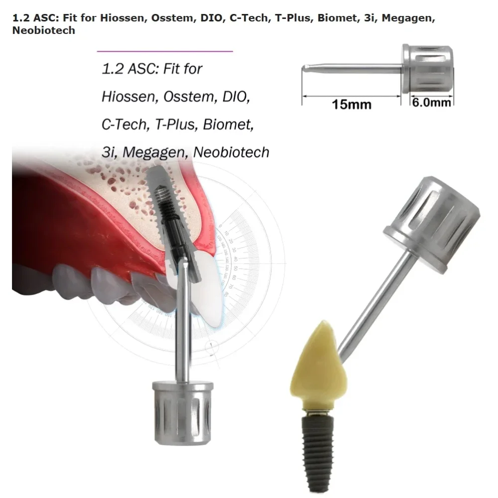 Dental Implant Angle Screwdriver Composite Angle for OSSTEM/ Hiossen ...