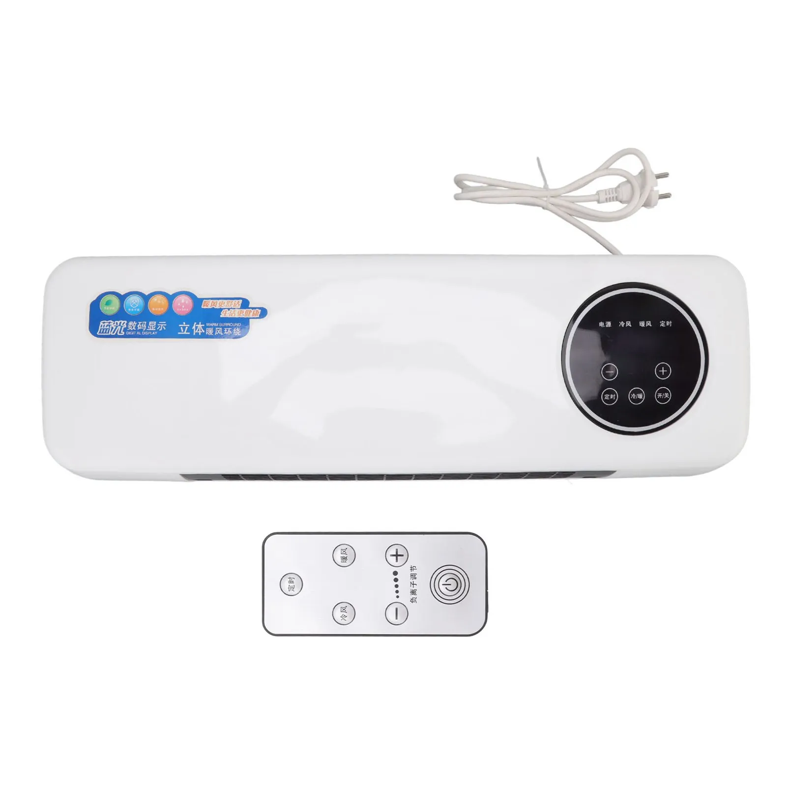 Electric Conditioner Wall Mounted Remote Control Cooling Heating ...