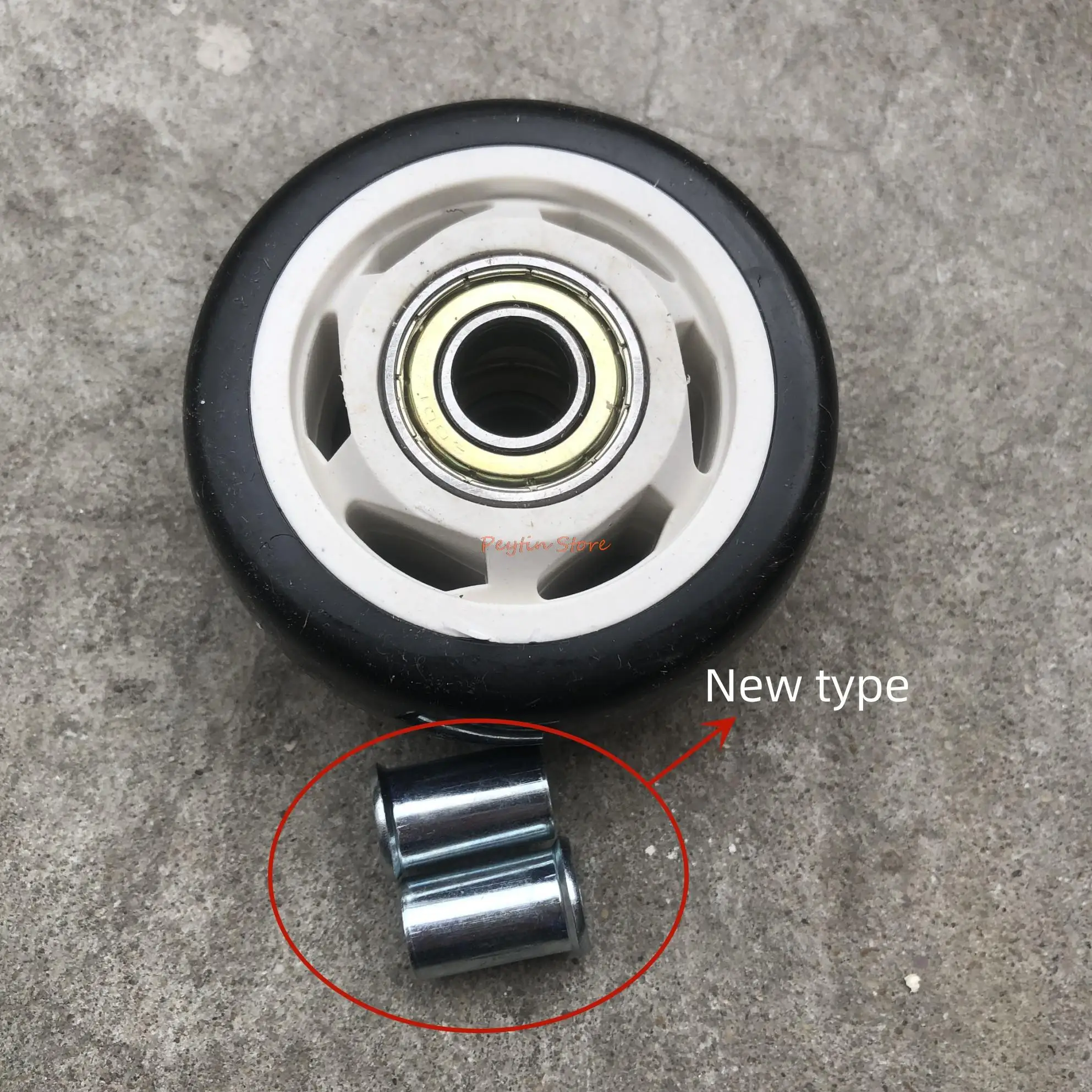 2Pcs-3-75mm-Single-wheel-Disc-Double-bearing-Wear-resistant-Industrial ...