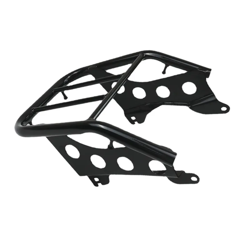 Black-Motorbike-Rear-Luggage-Rack-Back-Support-Bracket-Carrier-For ...