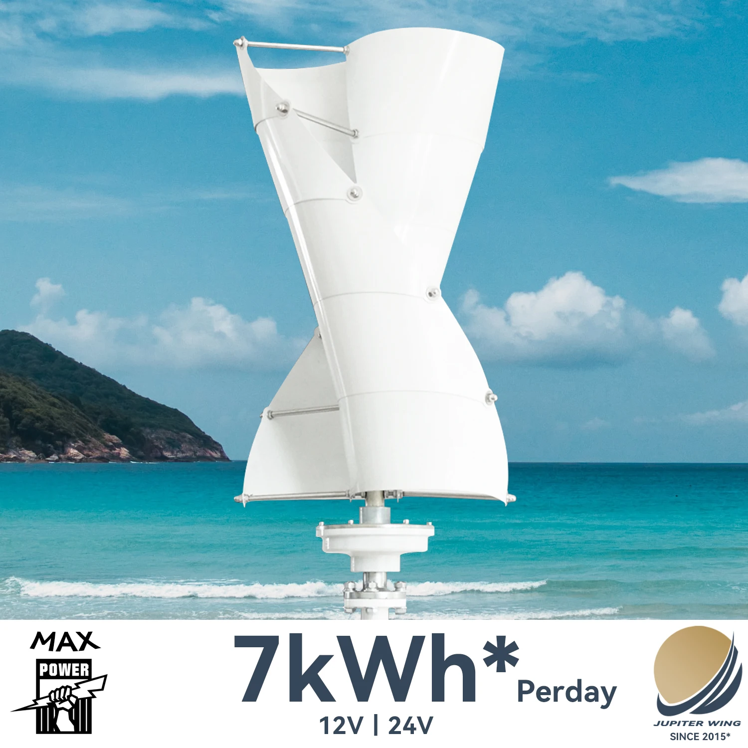 No-Fake-Wattage-Jupiterwing-700W-Maximum-Vertical-Spiral-Wind-Turbine ...