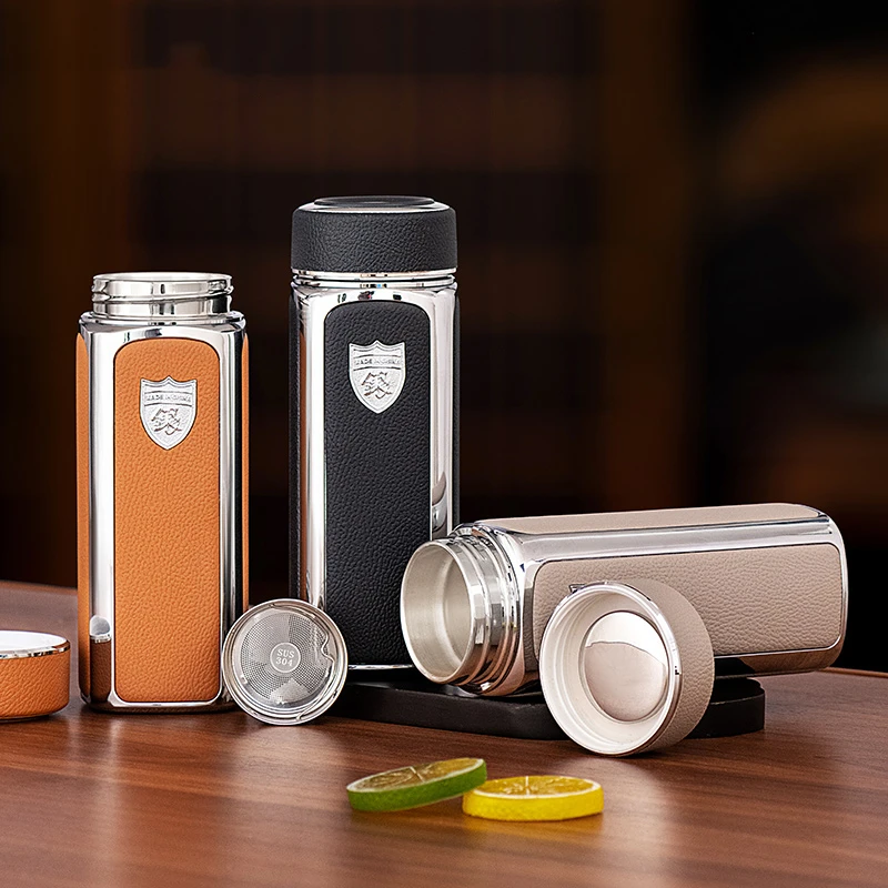 Sterling-silver-thermos-cup-men-s-and-women-s-999-silver-inner-leather ...