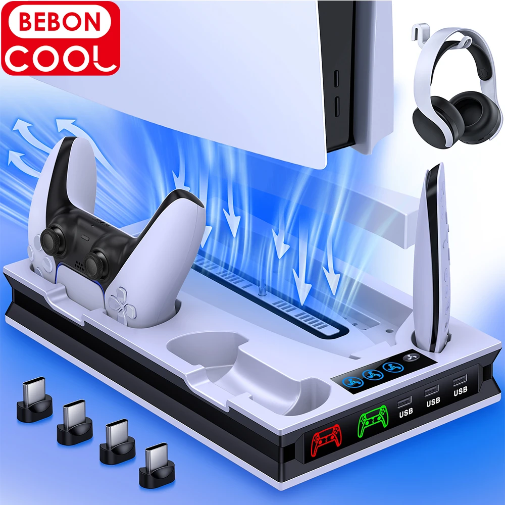 Playstation 5 Cooling Stand | Vertical Cooling Stand Ps5 | Playstation 5 Accessories - Stands ...