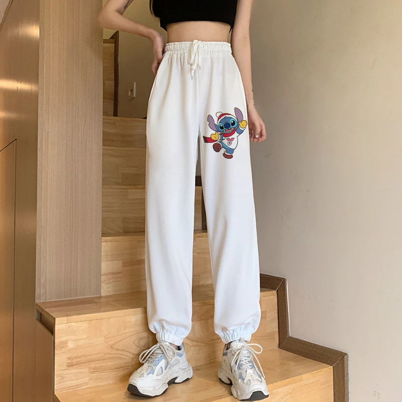 Disney-Stitch-Print-Ladies-Sweatpants-Harajuku-Cartoon-Print-Trousers ...