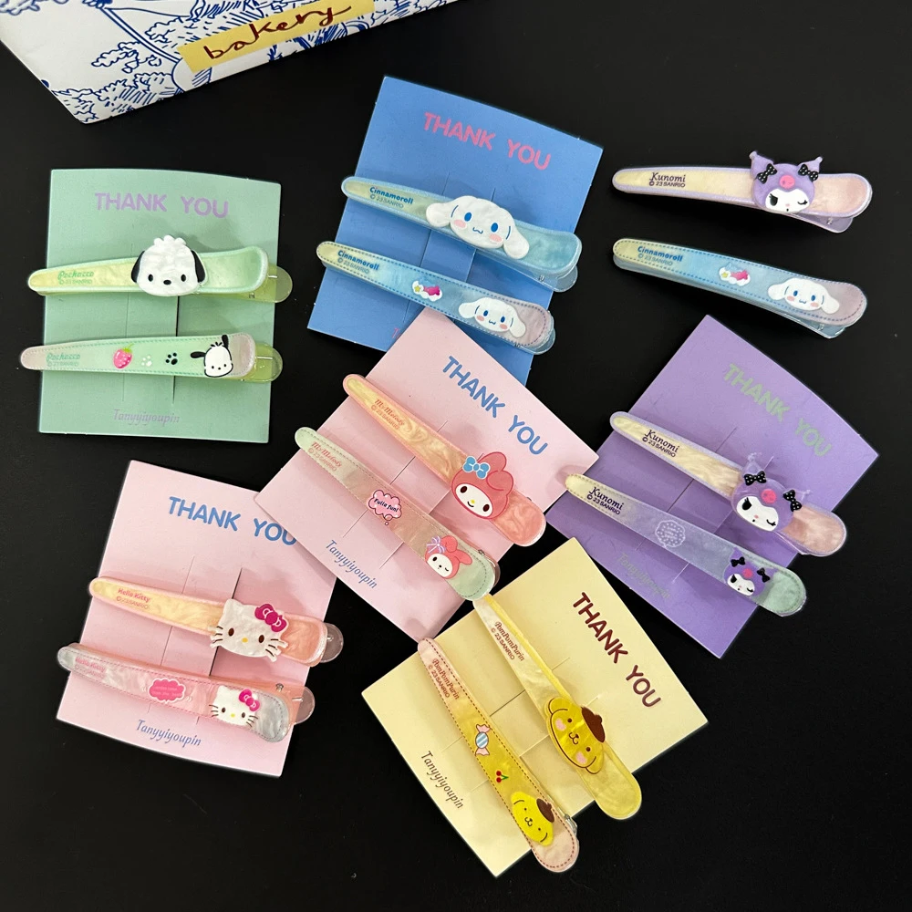 MINISO-Sanrio-Hair-Clips-Anime-Hair-Clip-My-Melody-Kuromi-Cinnamoroll ...