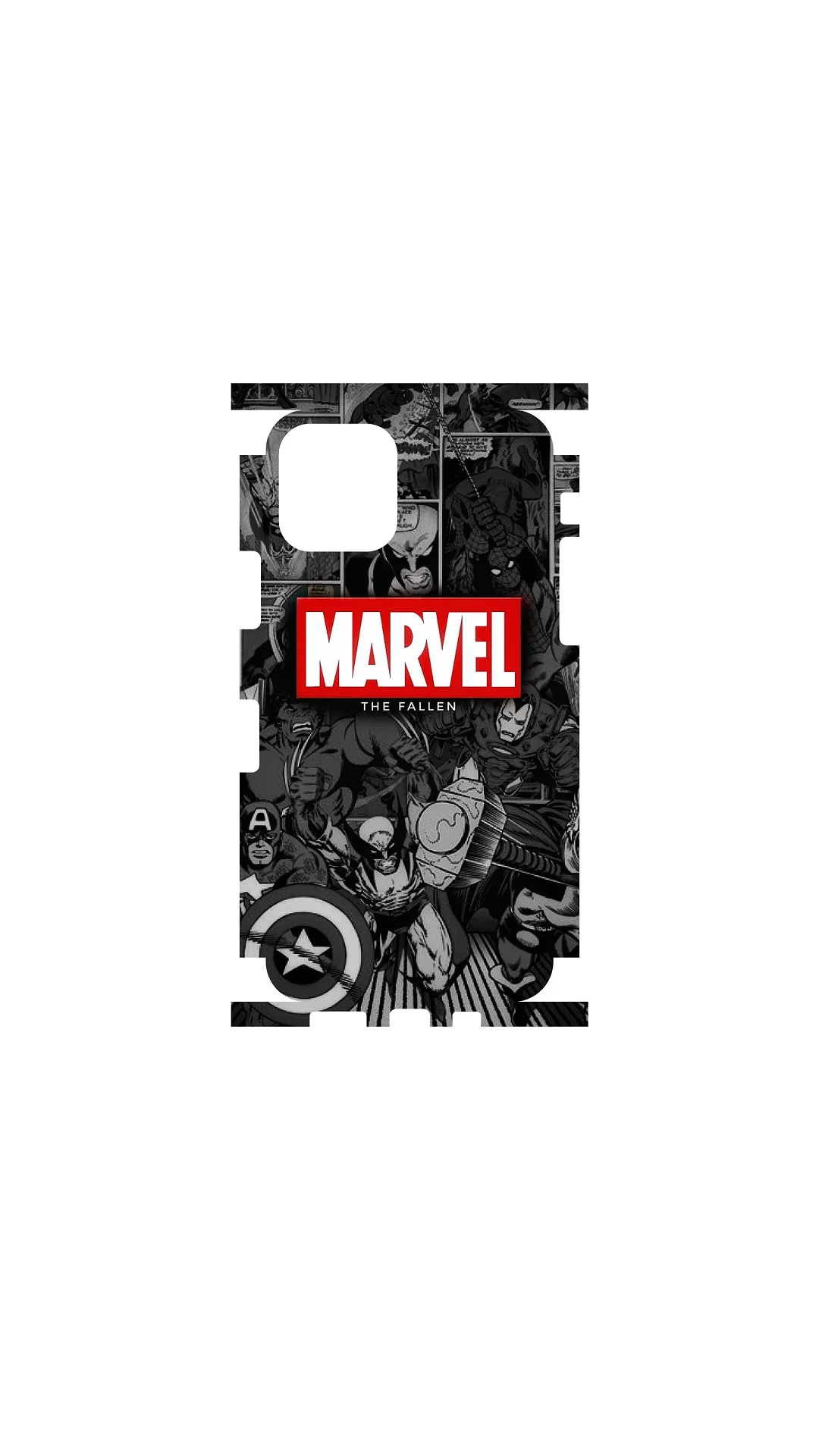 Marvel Mobile Skin | zeroqib skins | Ask For Any Mobile Model | Daraz.pk