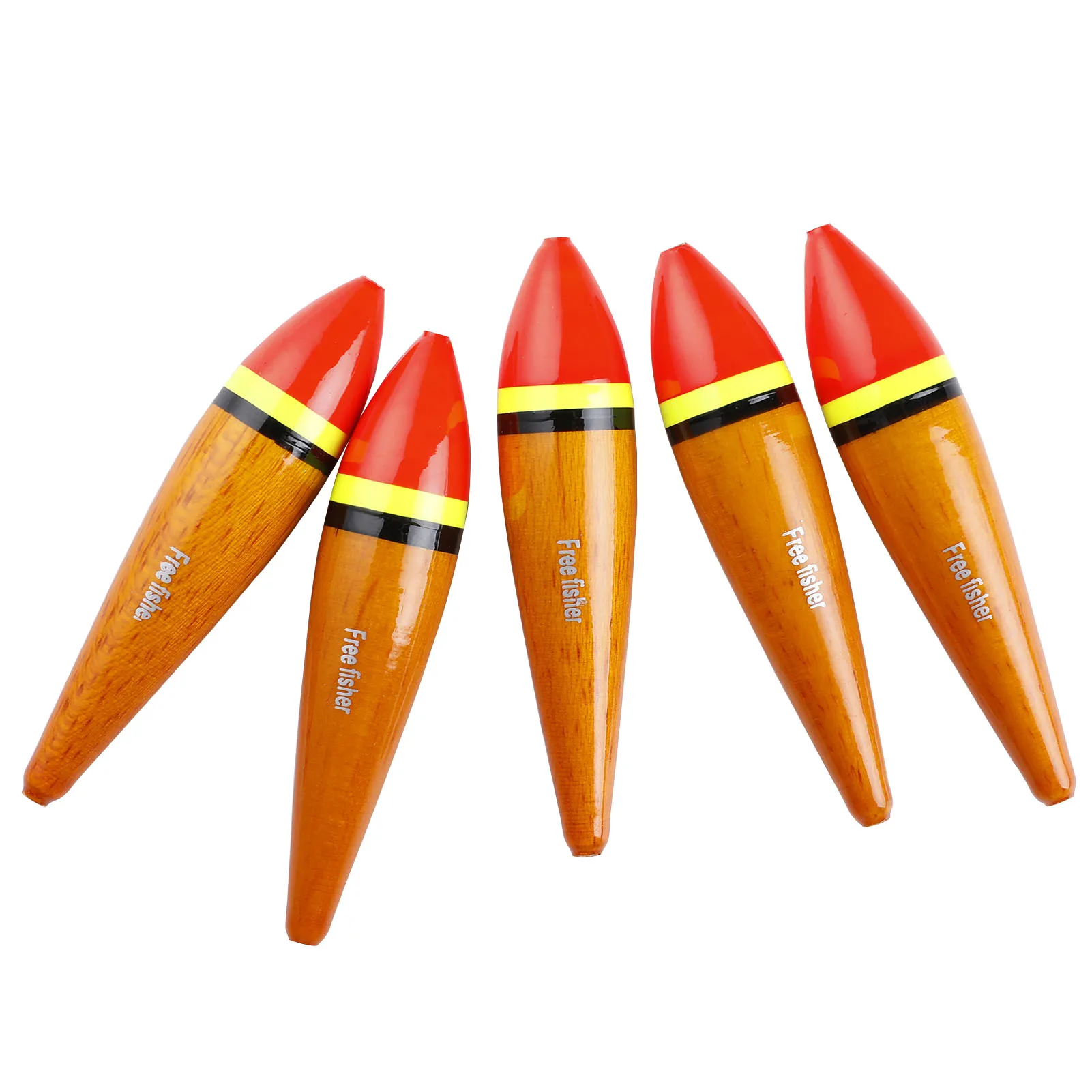5Pcs-Lot-Fishing-Bobbers-Buoy-Cork-Wobble-Plastic-Fishing-Floats ...