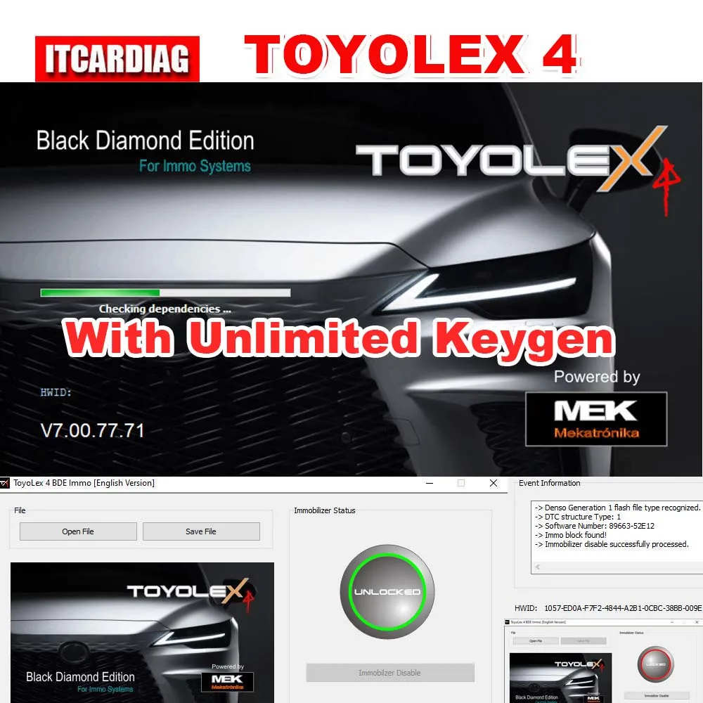Toyolex4-With-Unlimited-Keygen-Toyolex-4-Diagnostic-Tool-for-Denso-for-Lexus-Car-DTC-Disable ...