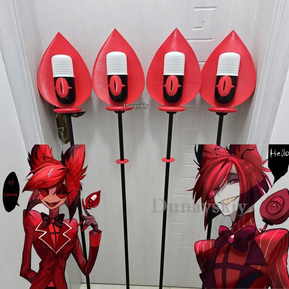 Hazbin-Cosplay-Hotel-Costume-Boys-ALASTOR-Girls-Microphones-Adult-Props ...