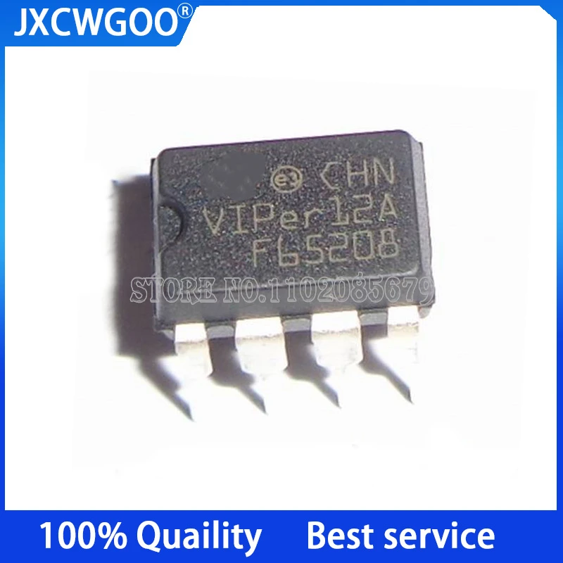 10pcs Viper12adip-e Viper12a Viper12 Dip-8 Power Management Ic Original ...
