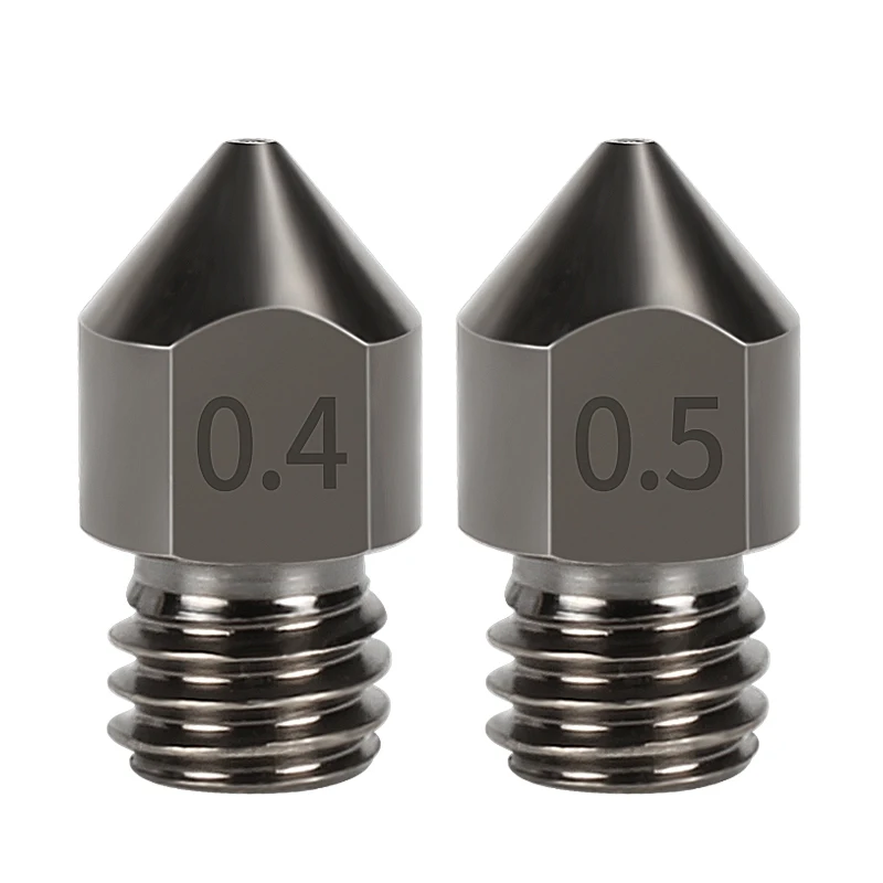 2pcs Hardened Steel MK8 Nozzle M6 Thread 3D Printer Parts MK8 Nozzles ...