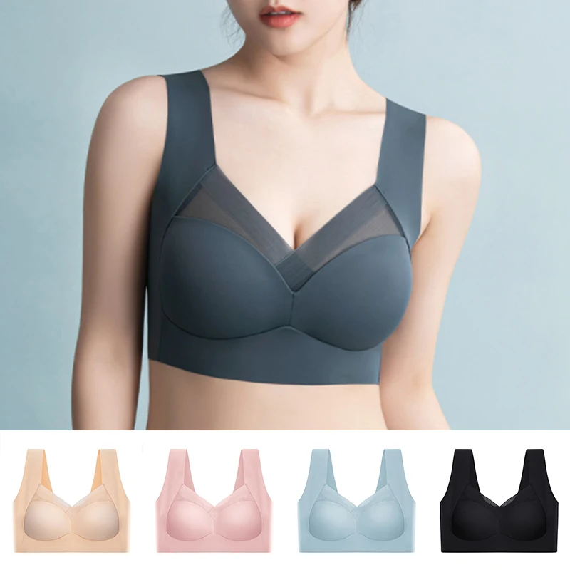 Sexy Top Nahtlose Bh Plus Größe Backless Bhs Push Up Frauen Drahtlose Bralette Frau Unterwäsche ...