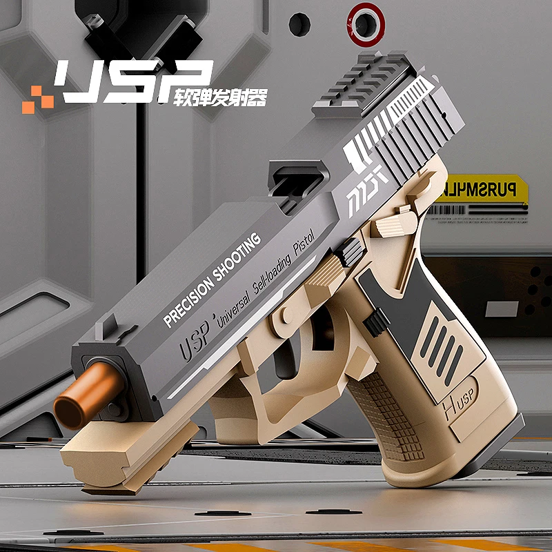USP-Soft-Bullet-Shell-ejetado-Blaster-pistola-pistola-lan-ador-manual ...