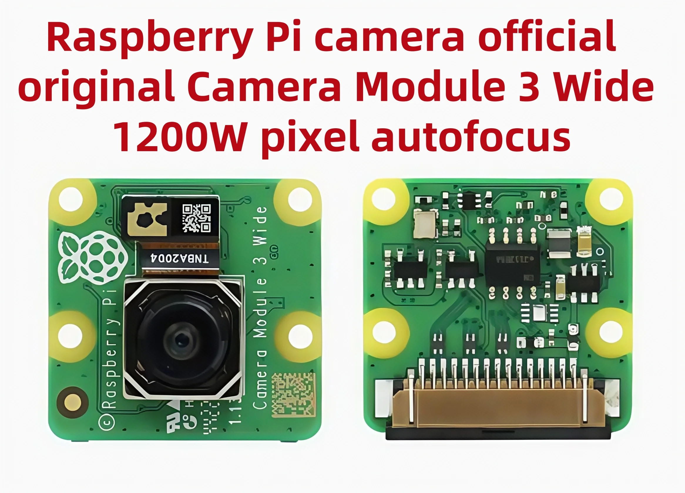 Raspberry Pi camera official original Camera Module 3 Wide 1200W pixel ...