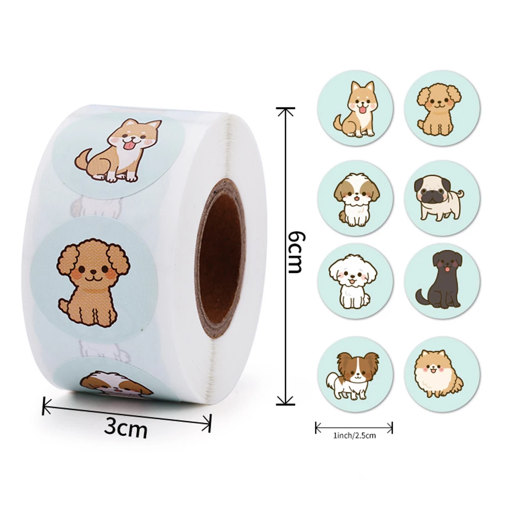 Stickers-50-500Pcs-Teacher-Reward-Sticker-Fun-Motivation-Cat-Dog ...