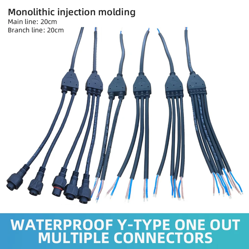 Waterproof-2-3-4-Pin-Y-type-Wire-Splitter-Connector-Outdoor-IP67-Led ...