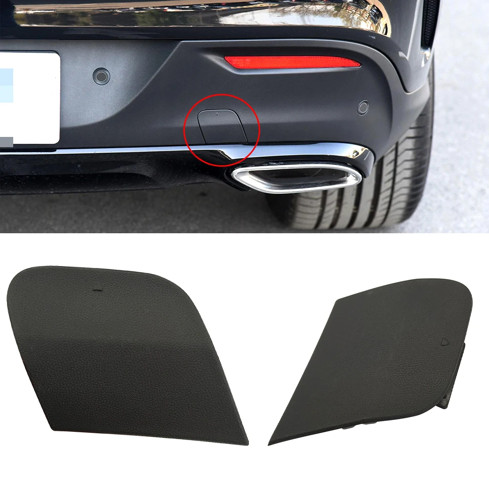 For-Mercedes-W292-Black-Car-Rear-Tow-Cover-Bumper-Tow-Eye-Cap-Cover-For ...