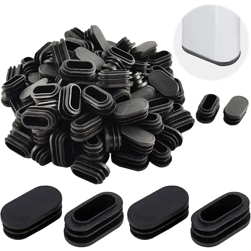 Insert Plug End Cap Chair Square Ribbed Inserts Plastic Plug Pipe ...